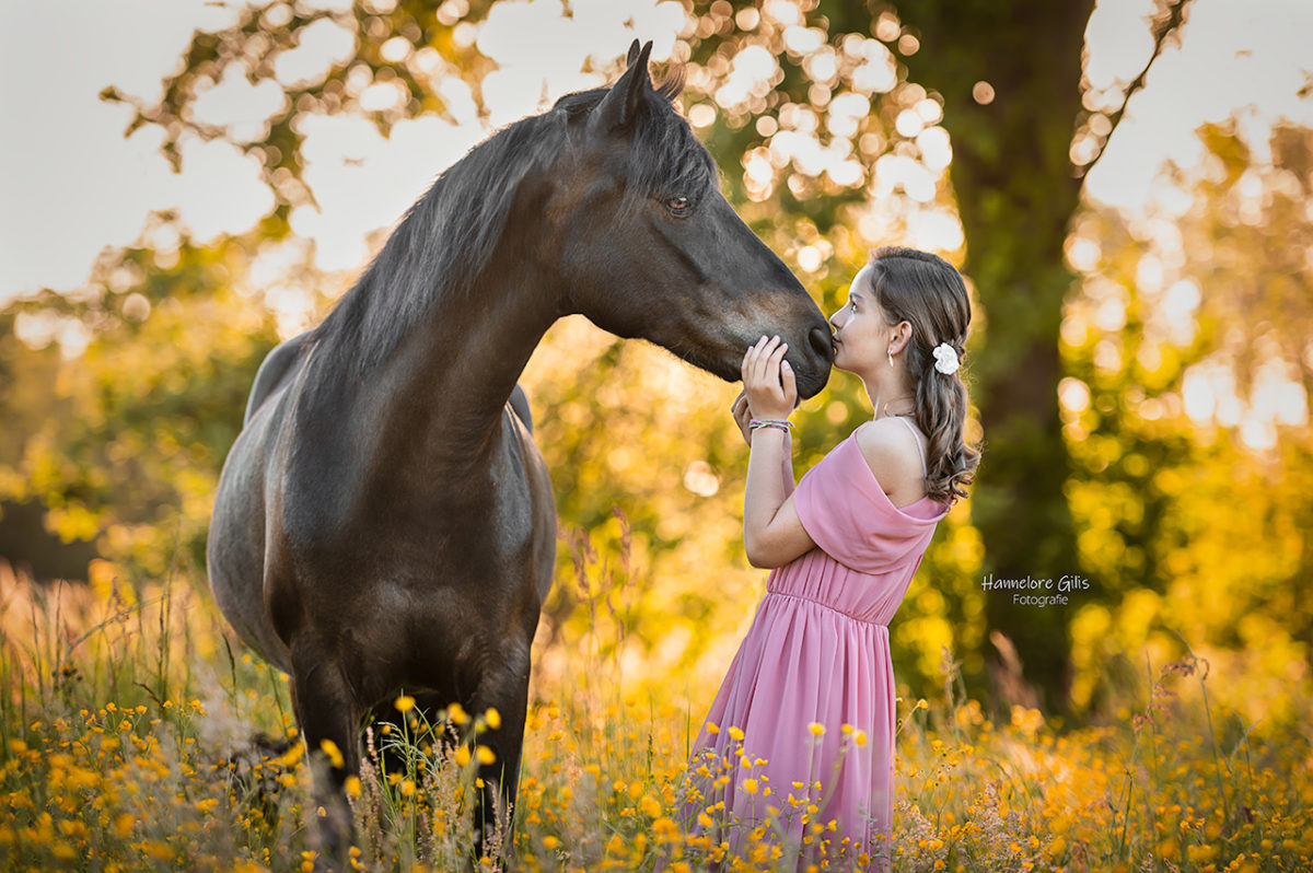 Lentefeest fotoshoot met paard in Leuven | Vlaams-Brabant